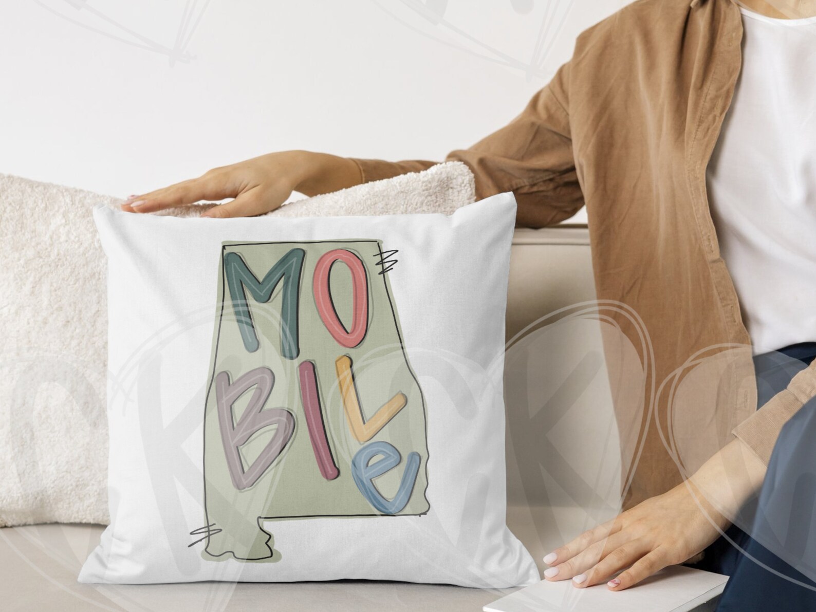 Mobile Alabama AL City State Png Instant Digital Download Cute Bright ...