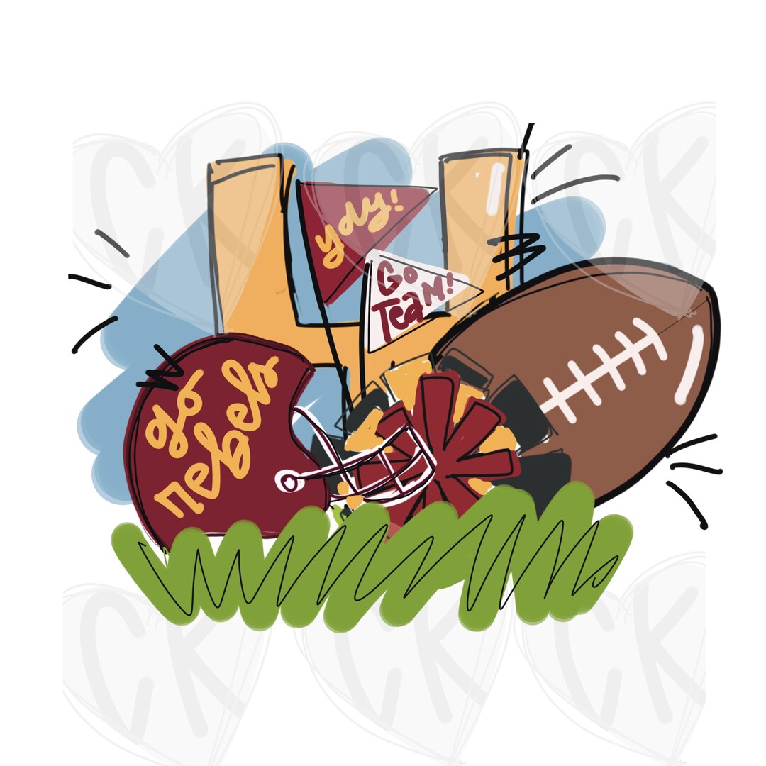 CUSTOM School Color and Word Mascot Digital File Png Clipart Team ...