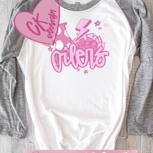 Oilers Cheer Cheerleading Pink Png Instant Digital Download Cute ...