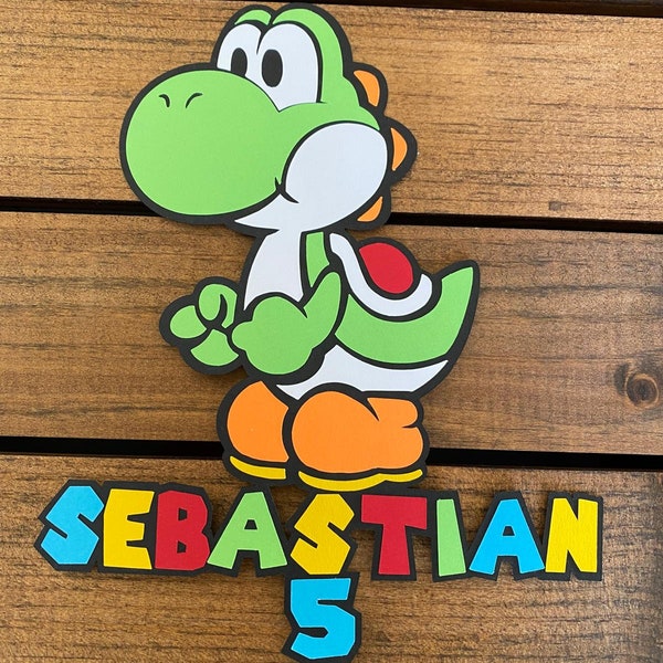 Yoshi Cake Topper - Etsy