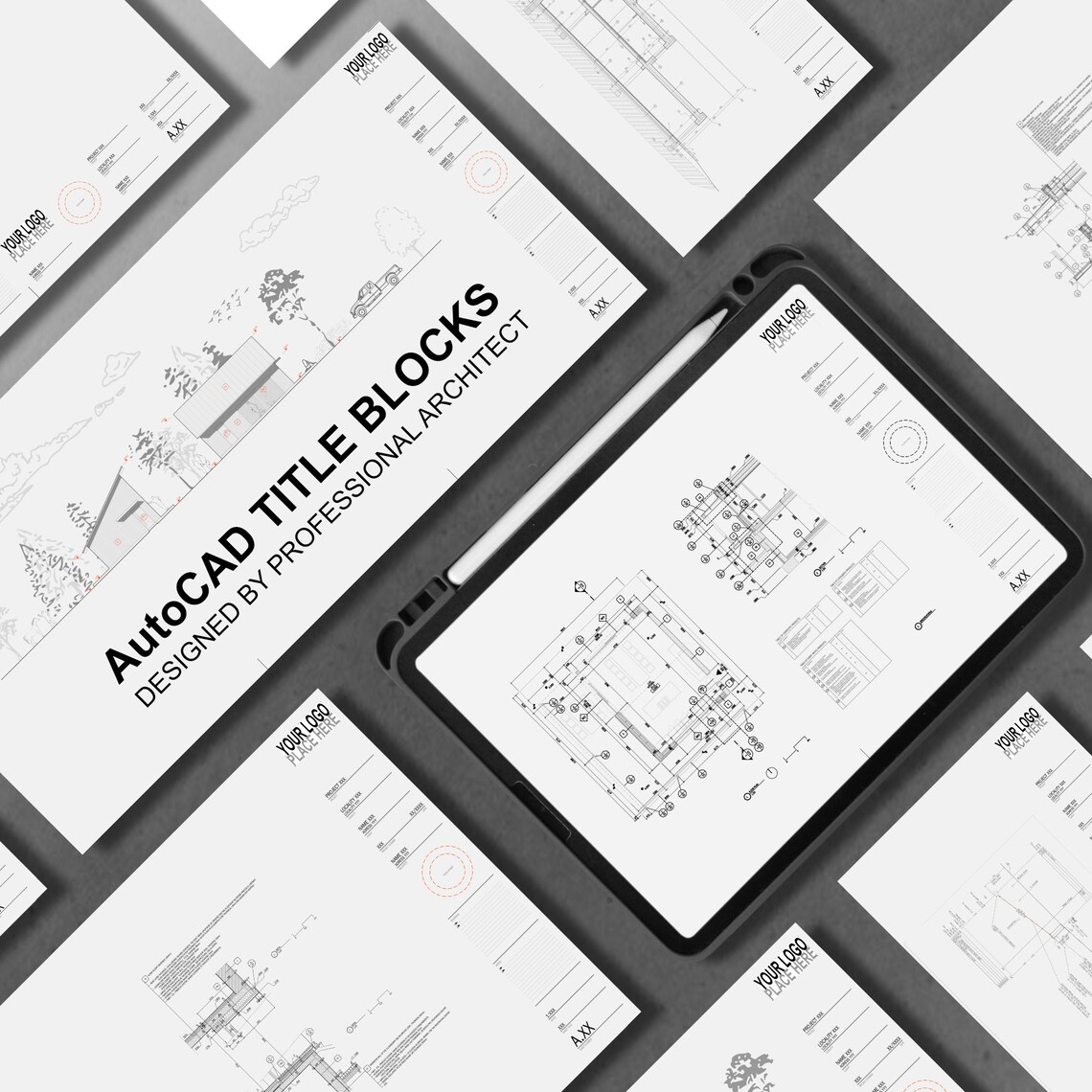 Autocad Title Blocks FREE GIFT Fully Editable Crafted by a Professional ...