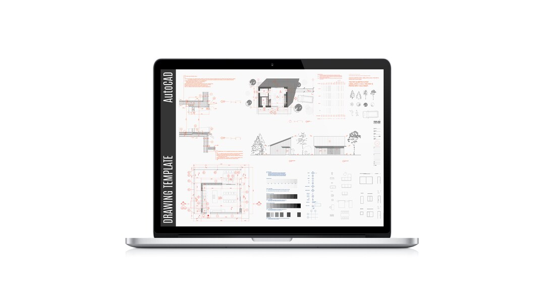 Autocad Drawing Template IMPERIAL Autocad Template CAD - Etsy UK