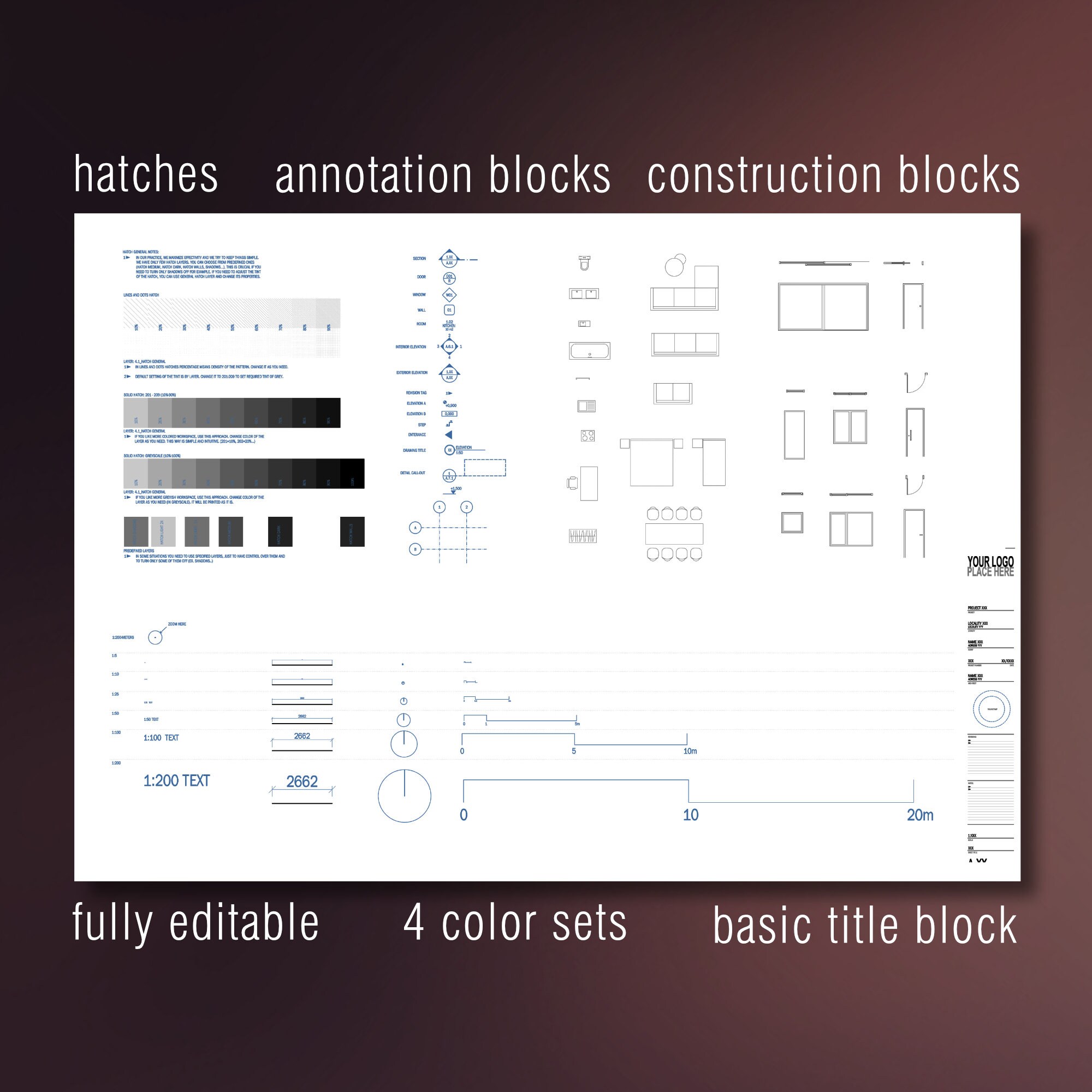 Autocad Template Package / EXTENDED + GIFT • Video Guide • Professional ...