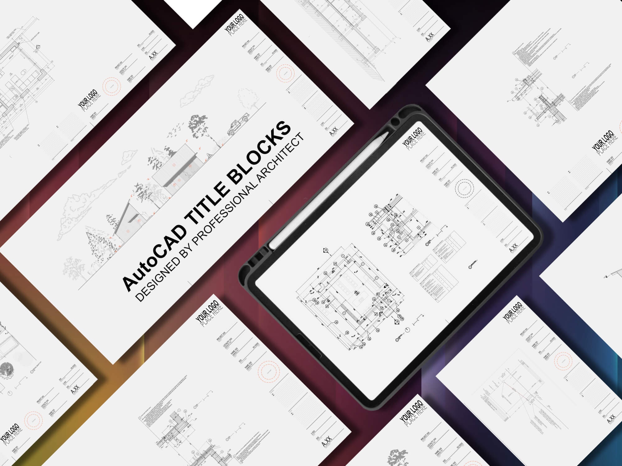 Autocad Title Blocks + FREE GIFT • Fully Editable • Crafted by a ...