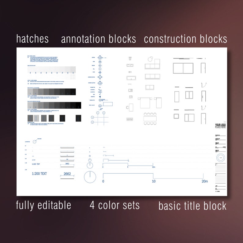 Paquete de plantillas de AutoCAD / TODO EN UNO regalo Guía de vídeo ...