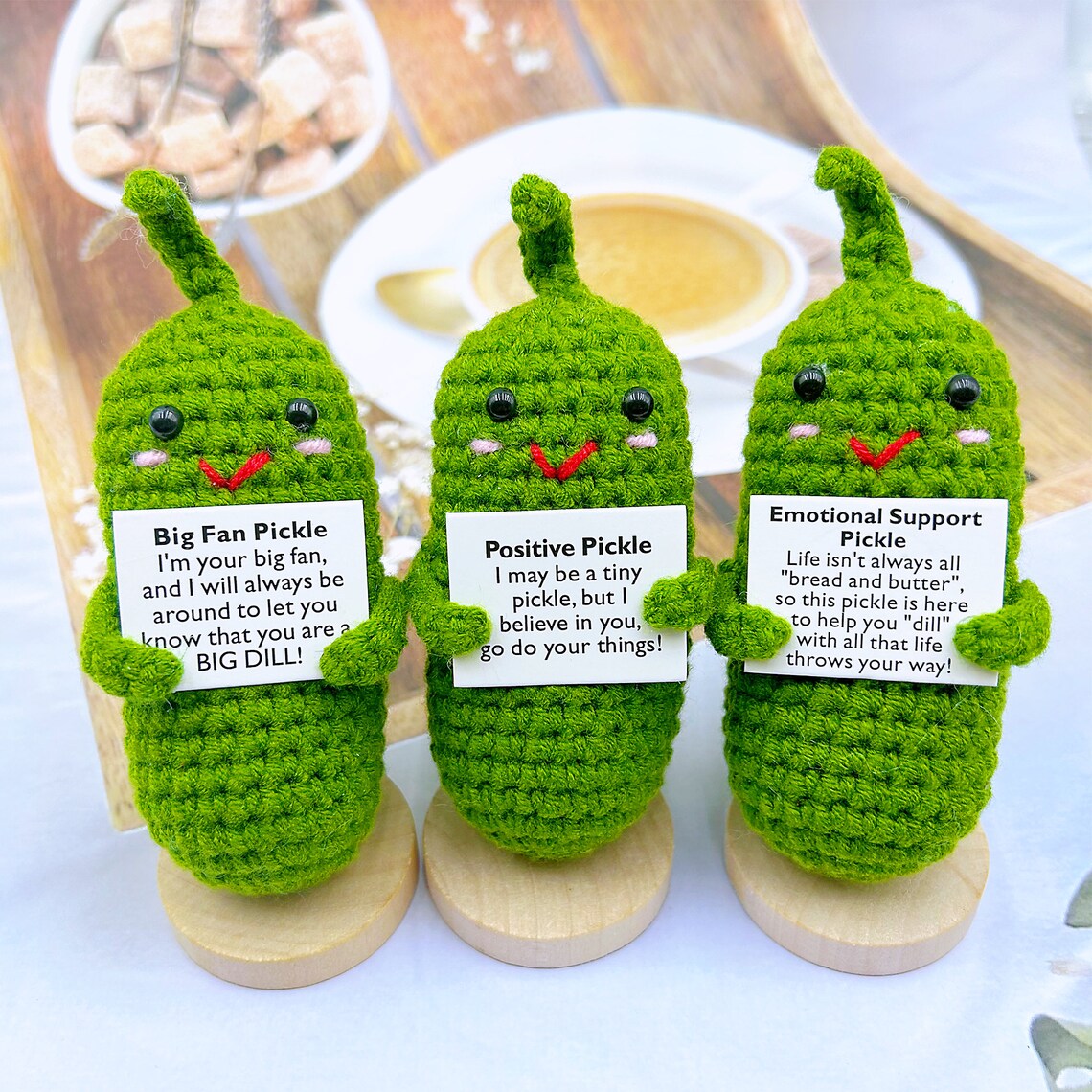 Optimistic Threads-handmade Pickle Doll - A Heartfelt Gift for Friends ...