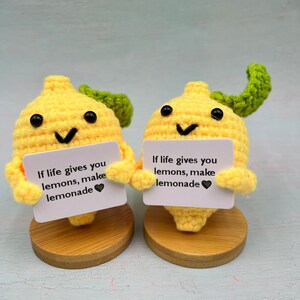 Bulk Sale of Handmade Lemon Crochet Toys – Caring Gifts, Pick Me Up ...