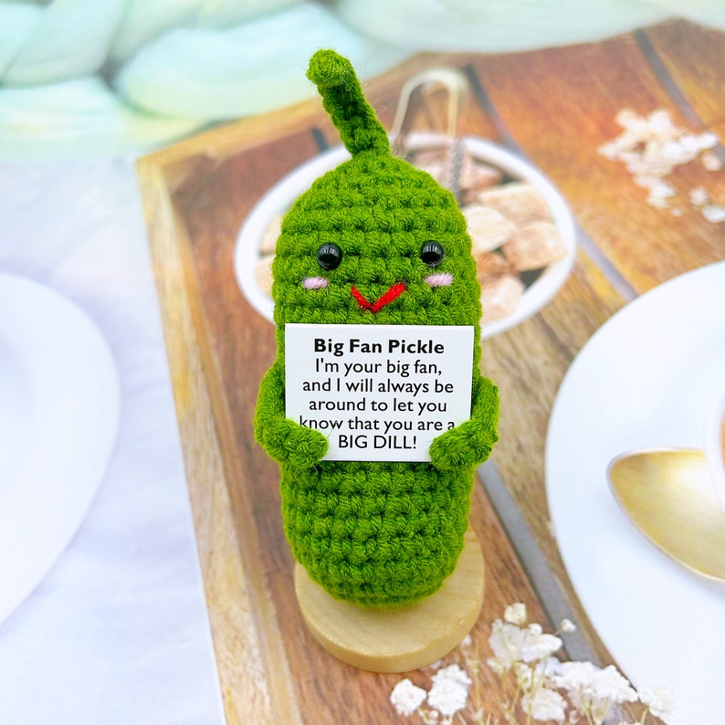 Optimistic Threads-handmade Pickle Doll - A Heartfelt Gift for Friends ...