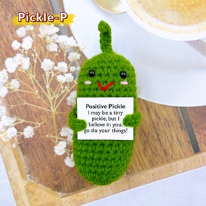 Optimistic Threads-handmade Pickle Doll - A Heartfelt Gift for Friends ...
