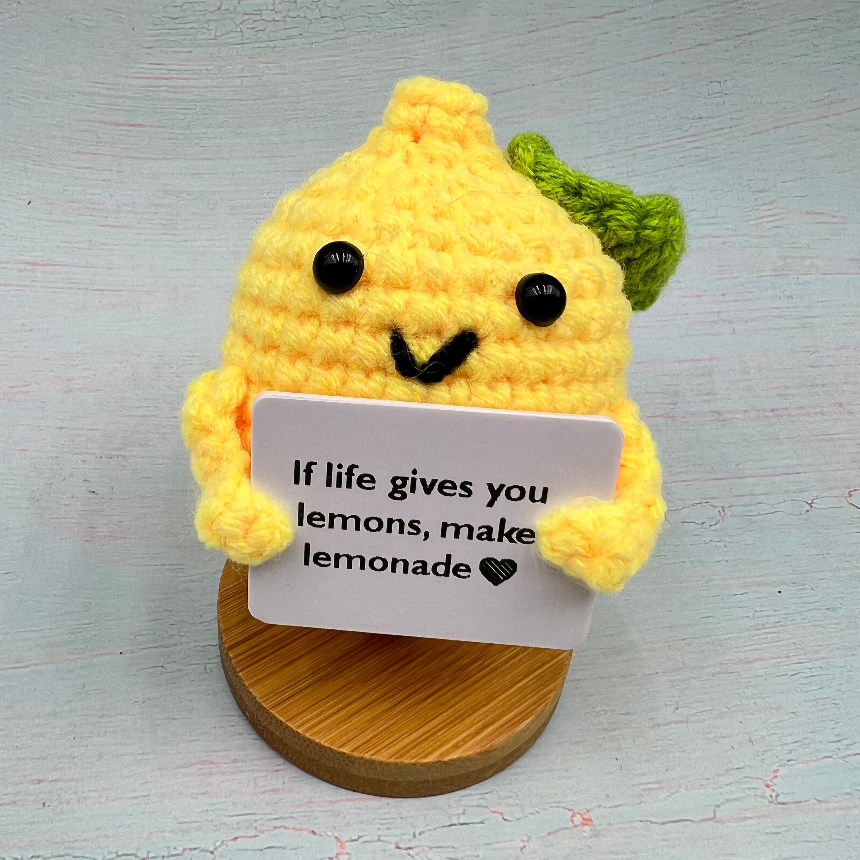 Bulk Sale of Handmade Lemon Crochet Toys Caring Gifts, Pick Me Up ...