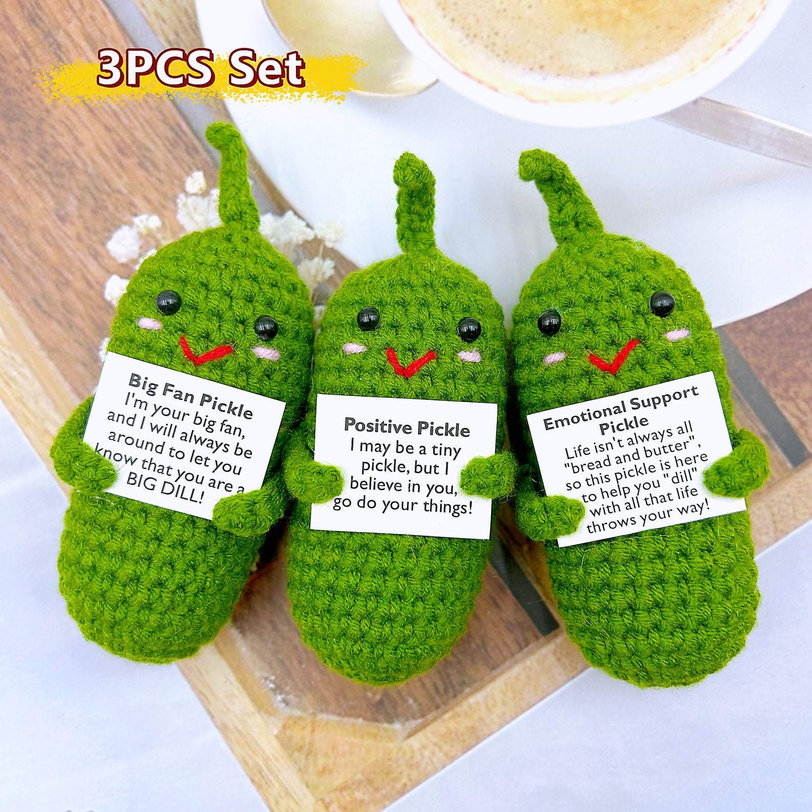 Optimistic Threads-handmade Pickle Doll - A Heartfelt Gift for Friends ...