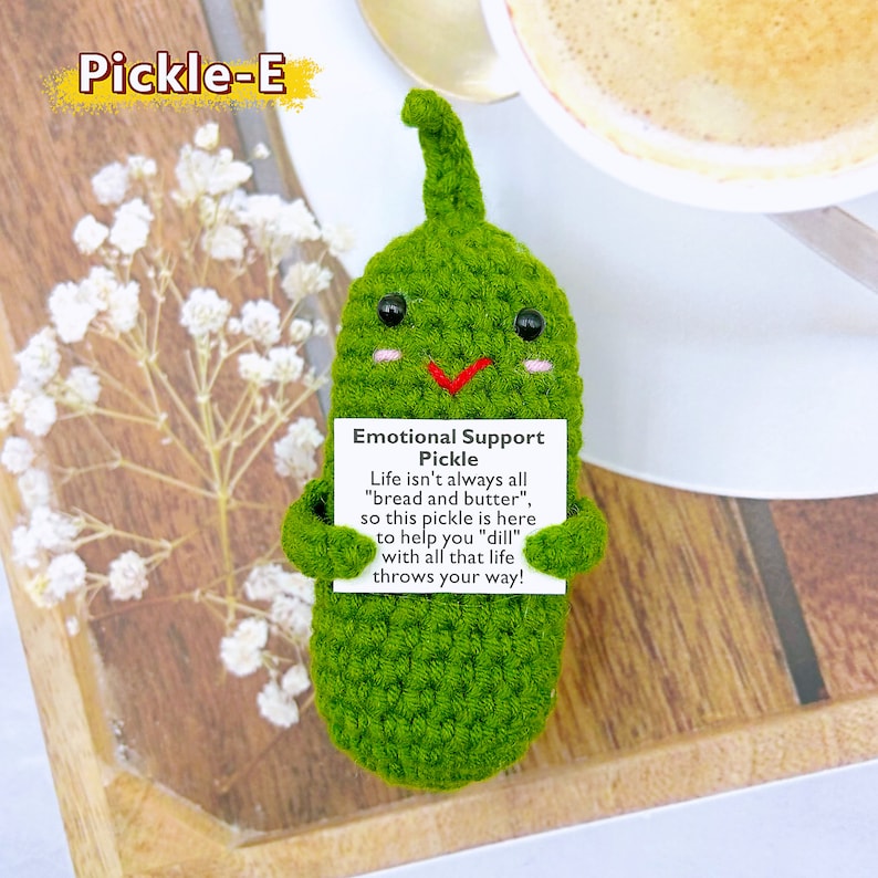 Optimistic Threads-handmade Pickle Doll - A Heartfelt Gift for Friends ...
