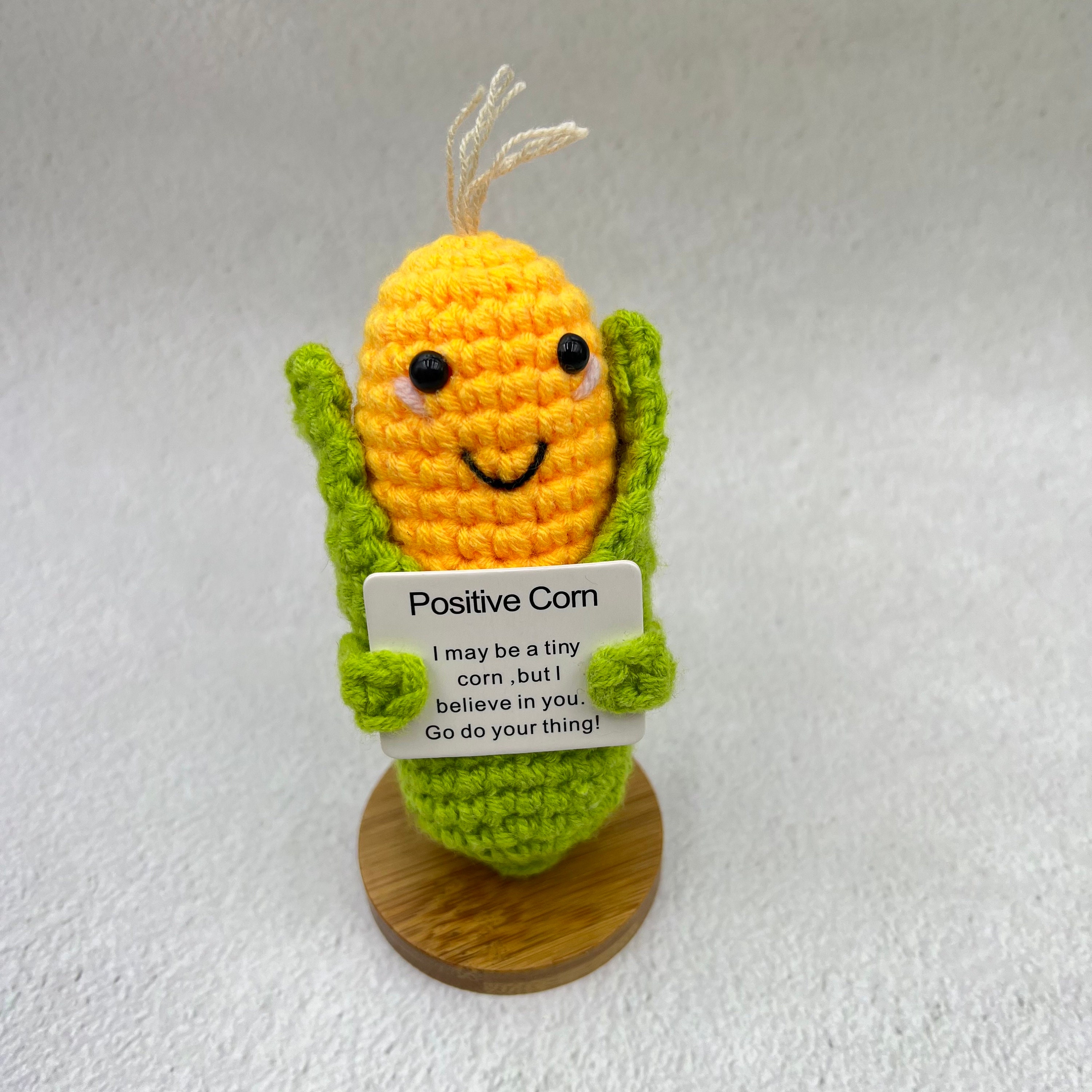 Emotional Positive Support Crochet Gift-handmade Crochet Pickle/corn ...