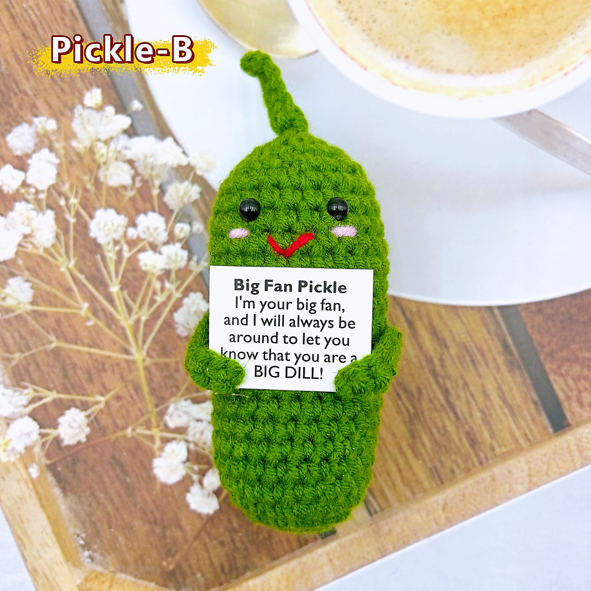 Optimistic Threads-handmade Pickle Doll A Heartfelt Gift for Friends ...