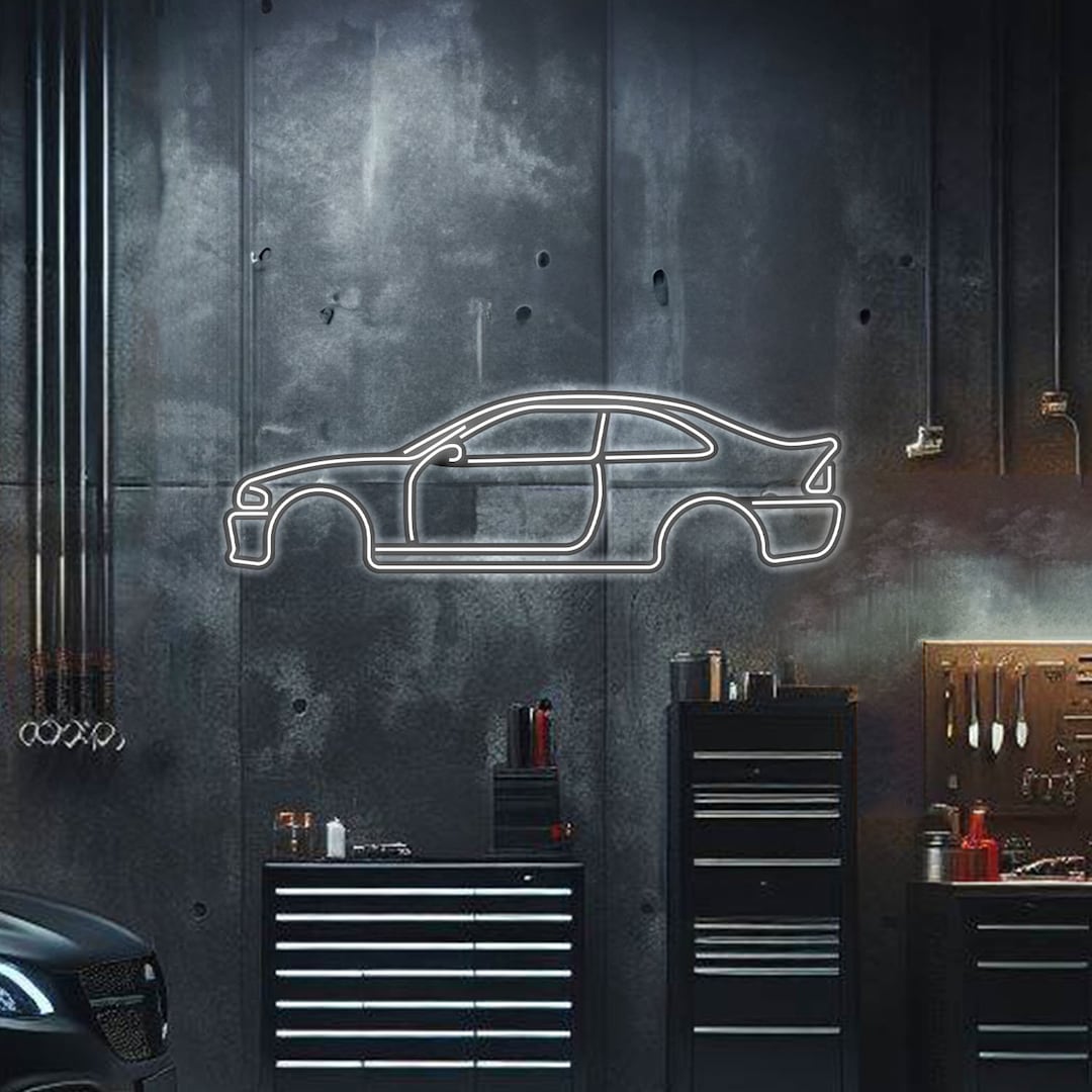 Metal Neon Car Sign, Neon Sign, Neon Sign Bedroom, Neon Lights, Car Guy ...