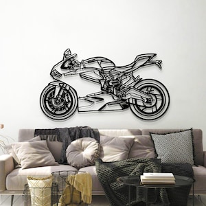 Motorcycle Metal Wall Art, Motorcycle Wall Art, Motorcycle Wall Art ...
