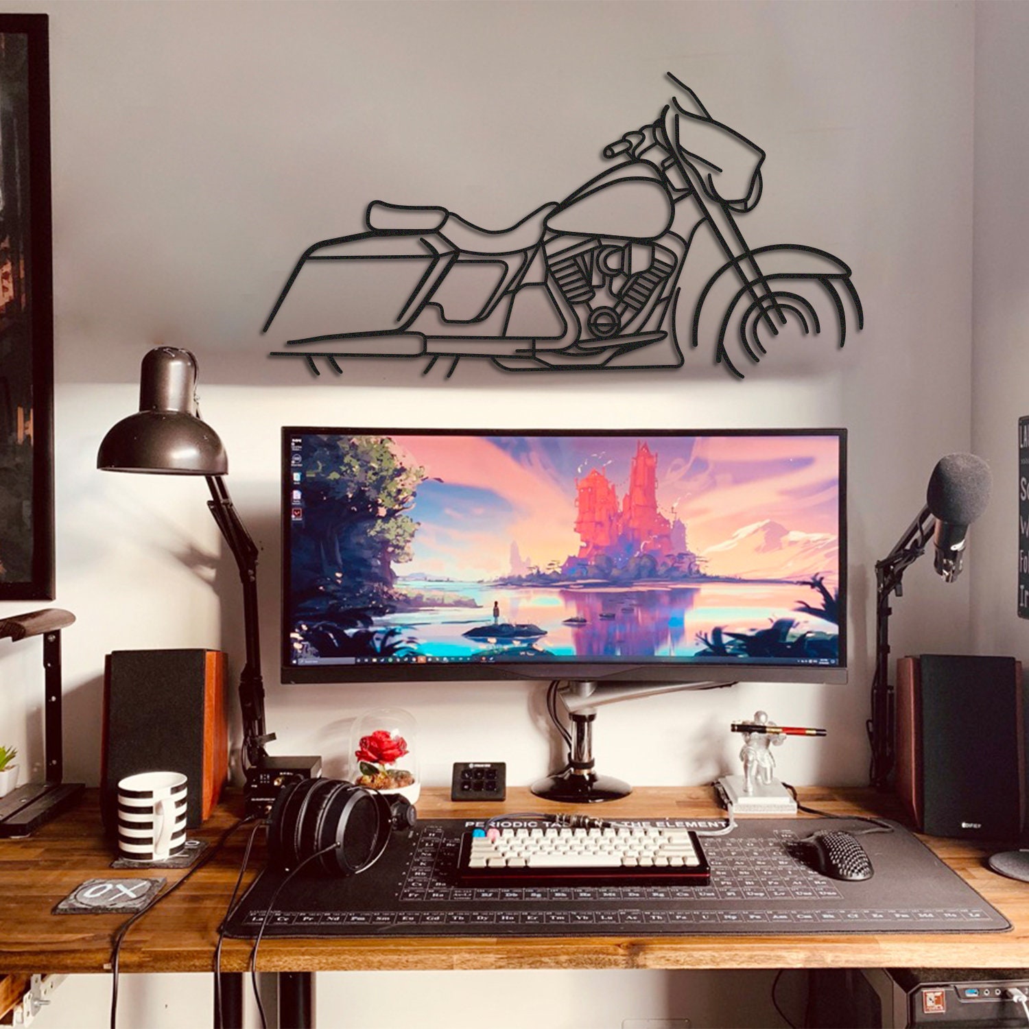 Motorcycle Metal Wall Art, Motorcycle Wall Art, Motorcycle Wall Art ...