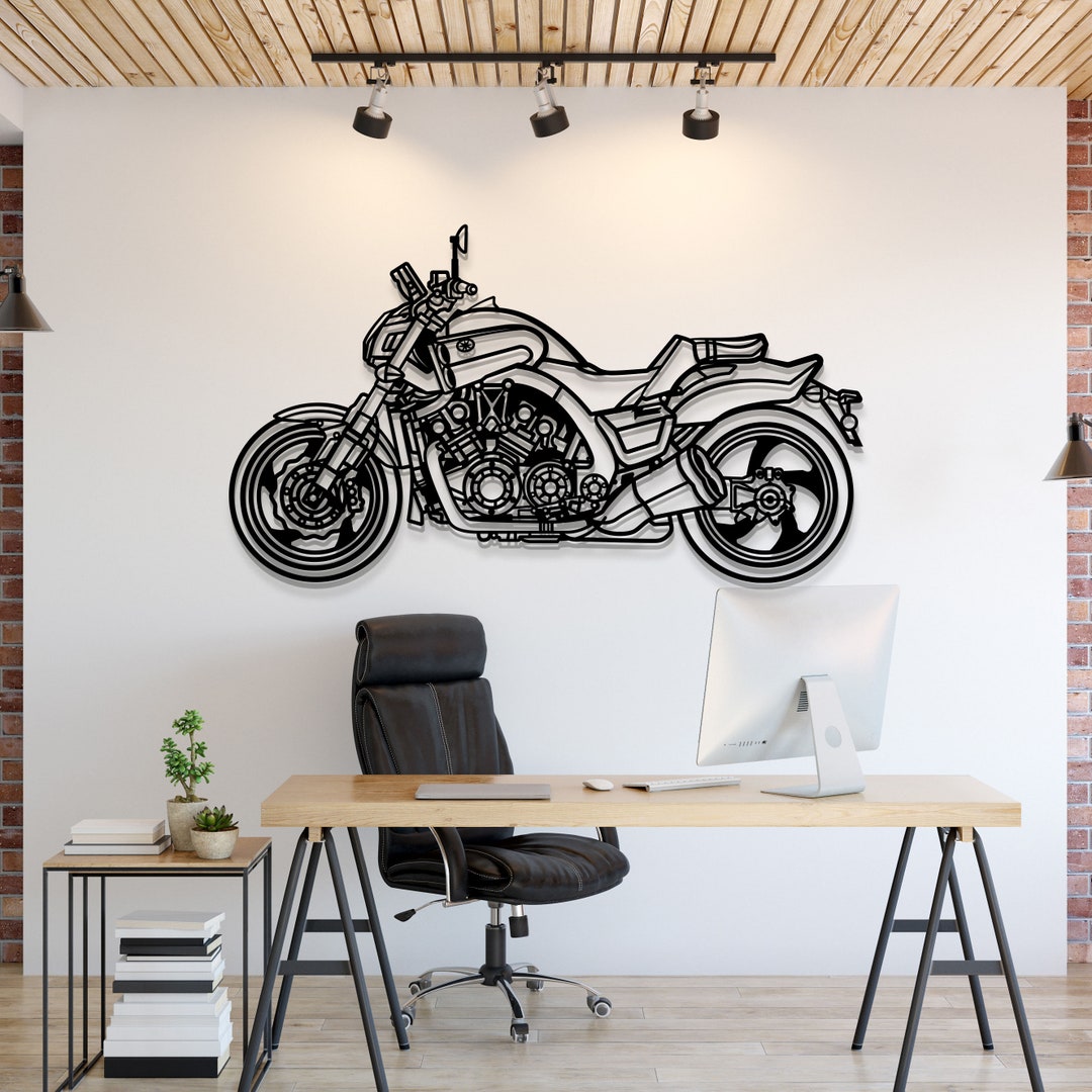 Motorcycle Metal Wall Art, Motorcycle Wall Art, Motorcycle Wall Art ...