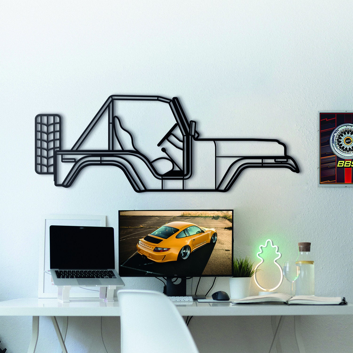 Metal Car Wall Art, Car Guy Gift, Car Wall Art, Metal Wall Art, Car ...