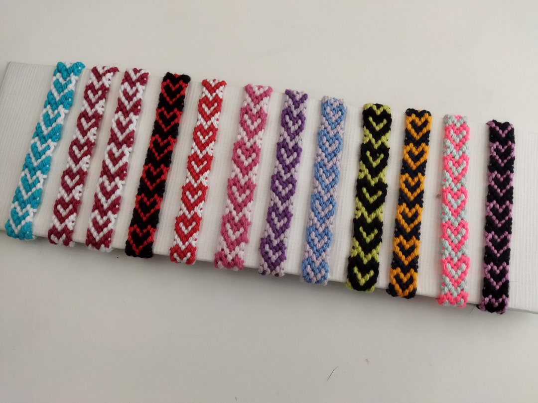 Bracelets brésilens modèle coeurs vides - Etsy France