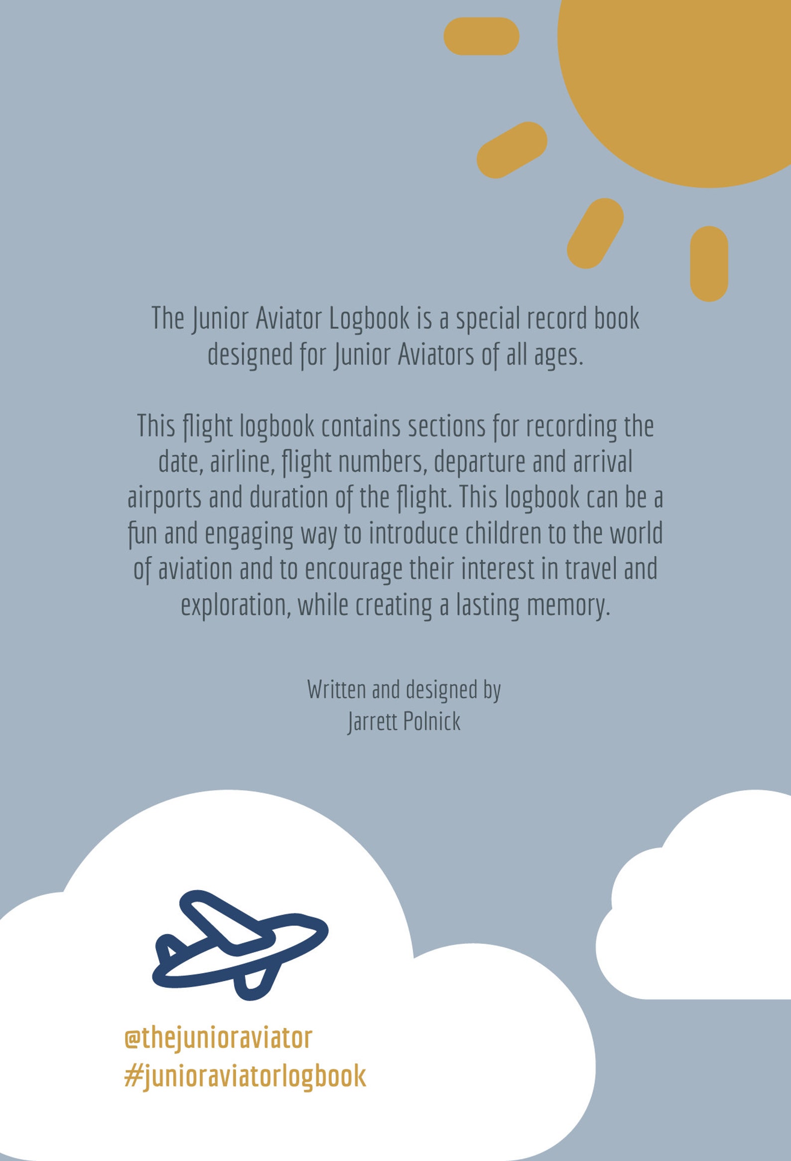 Junior Aviator Logbook: an Activity and Flight Logbook for Kids - Etsy