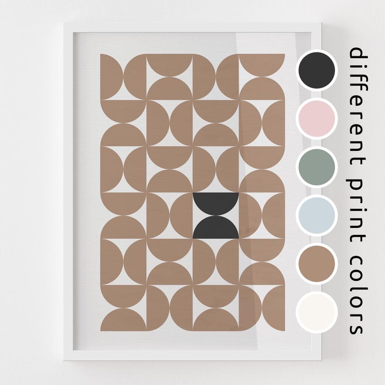 BAUHAUS POSTER - Pop Culture Print Retro Print Vintage Mid-century Stil ...