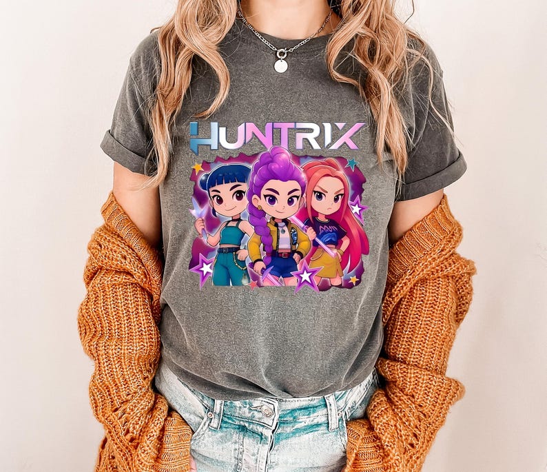 Huntrix Demon Hunters PNG, First Day of Kindergarten Png, Back to ...