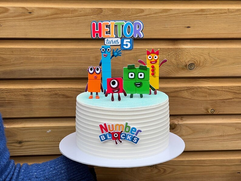 Numberblocks Cake Topper - Etsy