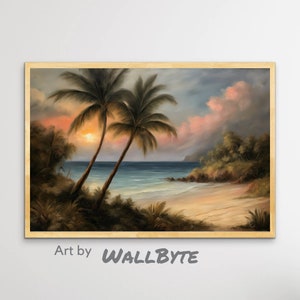 Beach Print in Classical Art Style Digital Wall Art Home Decor ...