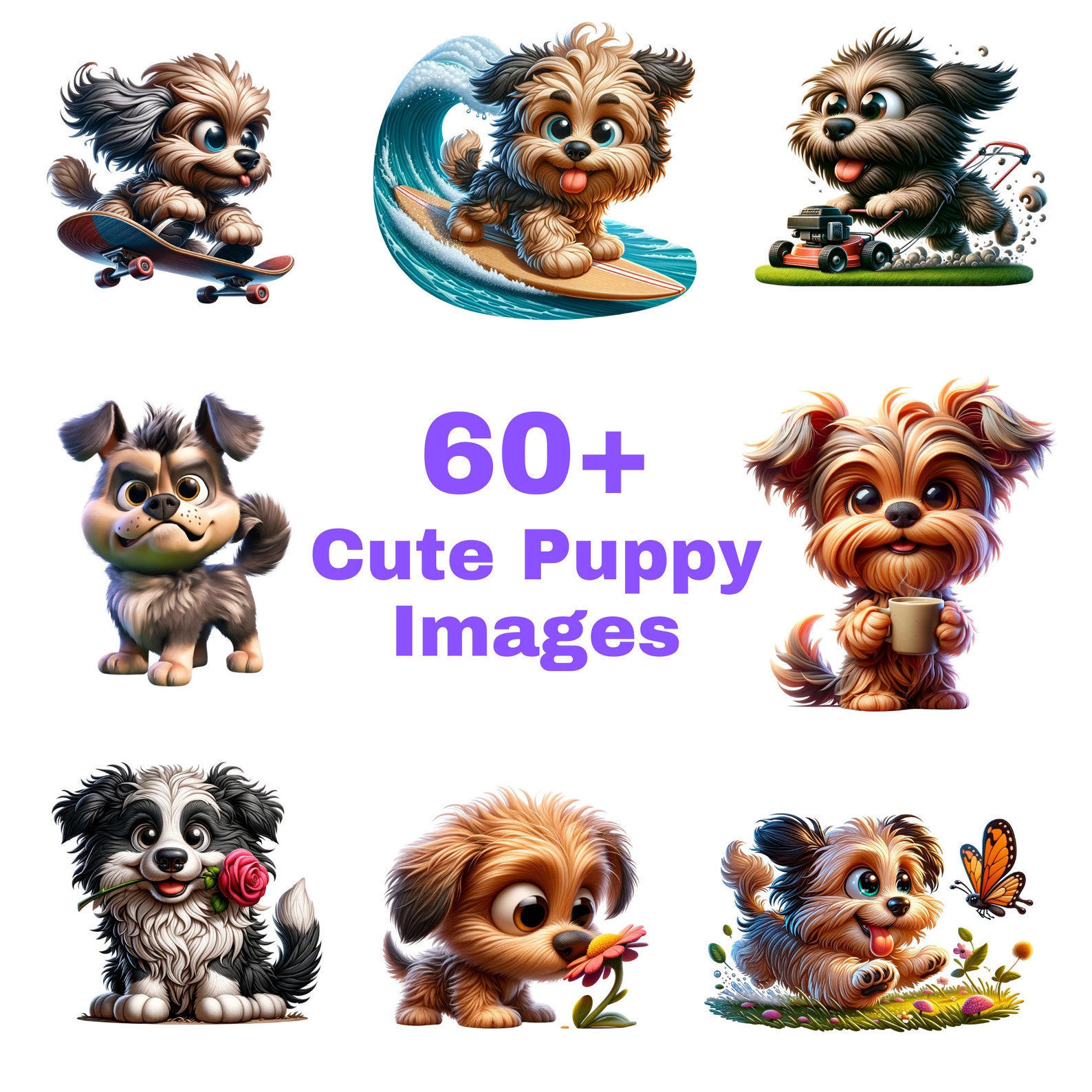 60+ Adorable Puppy Dog PNG Images | Cute Clipart & Commercial Use ...