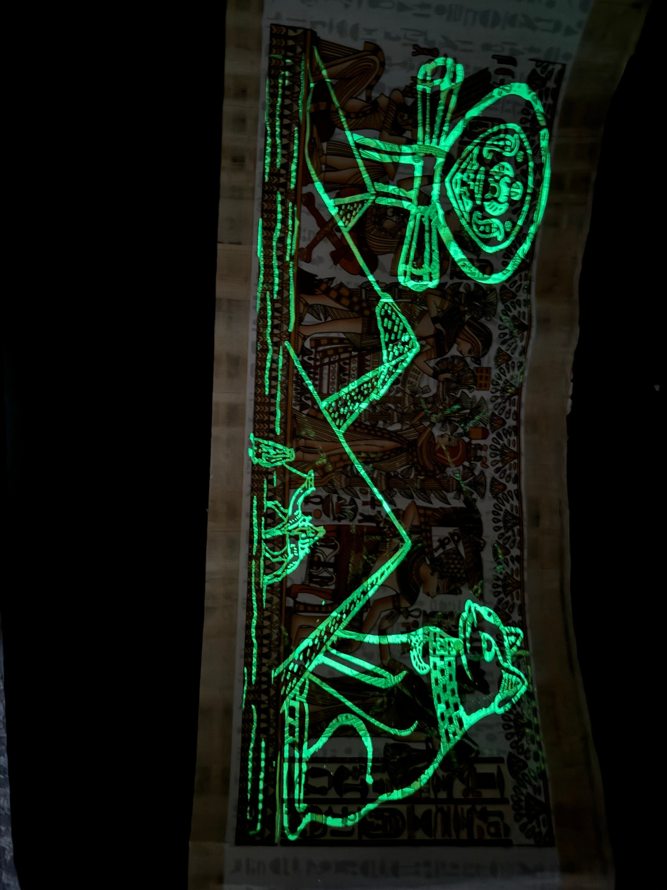 Authentic Ancient Egyptian Papyrus Artwork Handcrafted Egyptian Scroll ...