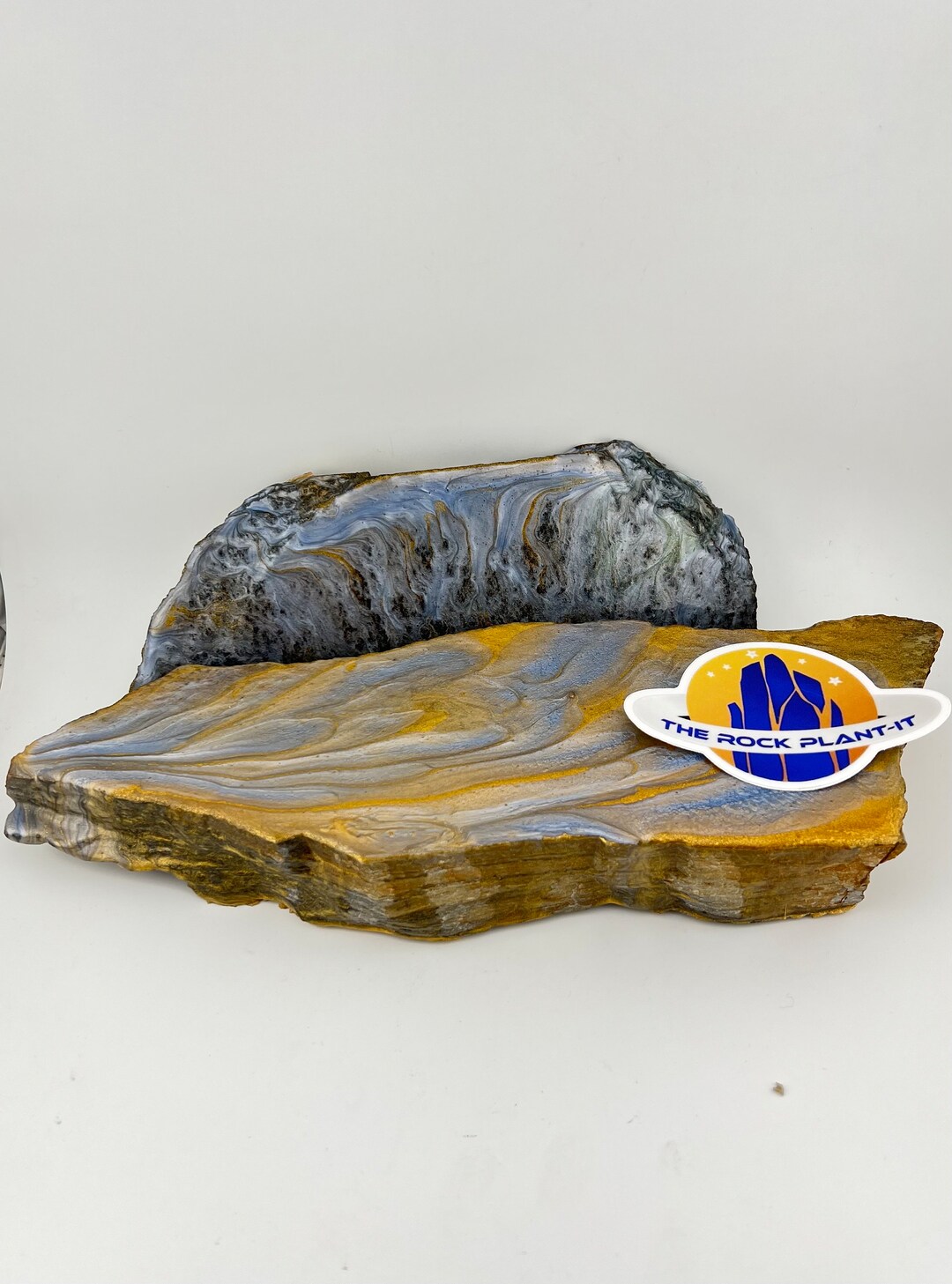 Epoxy Rock - Paper Weight - Natural Flagstone - Etsy