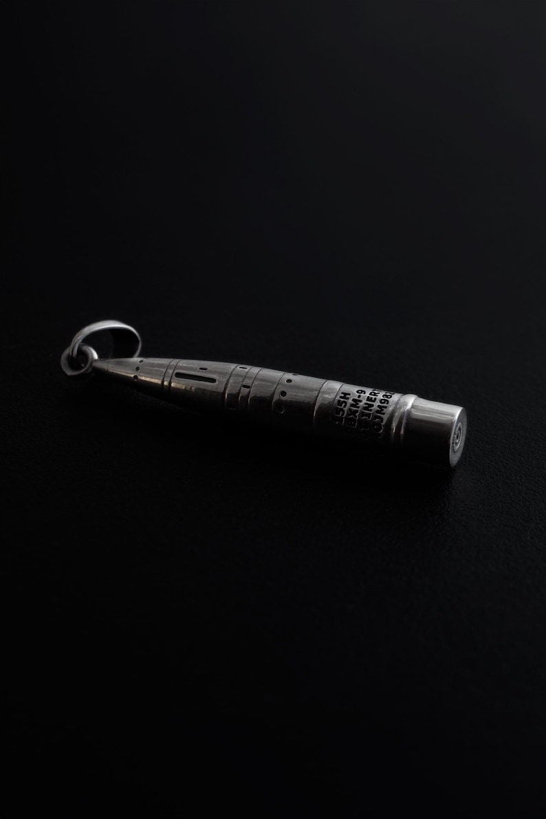 Sterling Silver Excalibur Artillery Pendant – Precision Shell Necklace ...