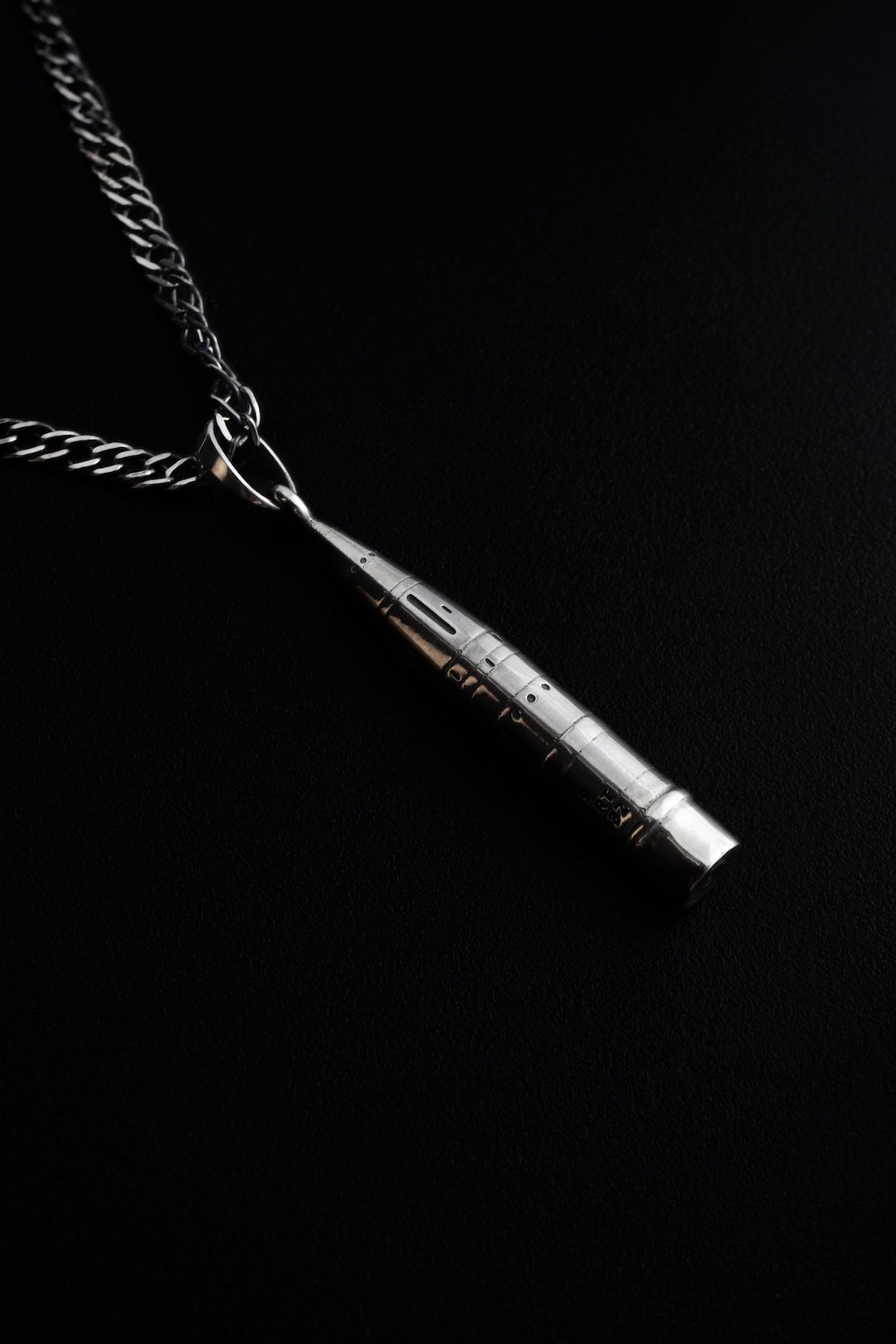 Sterling Silver Excalibur Artillery Pendant – Precision Shell Necklace ...
