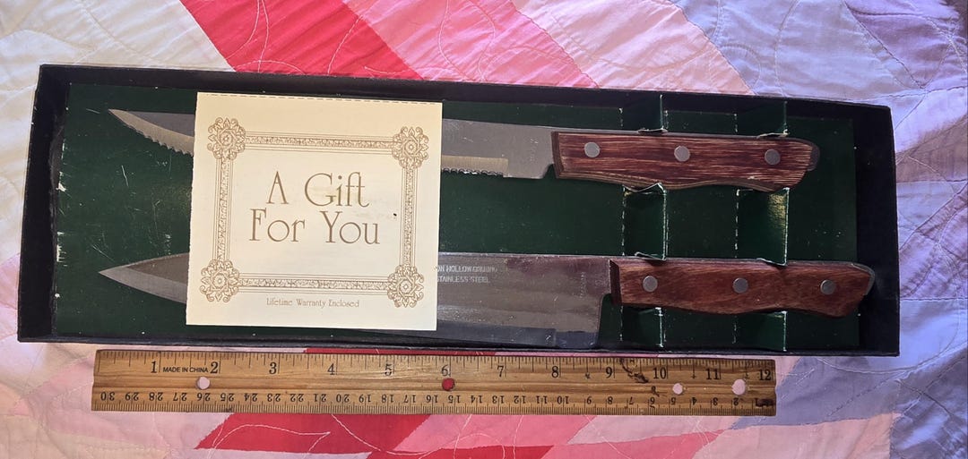 Vintage Set of Maxam Knives - Etsy