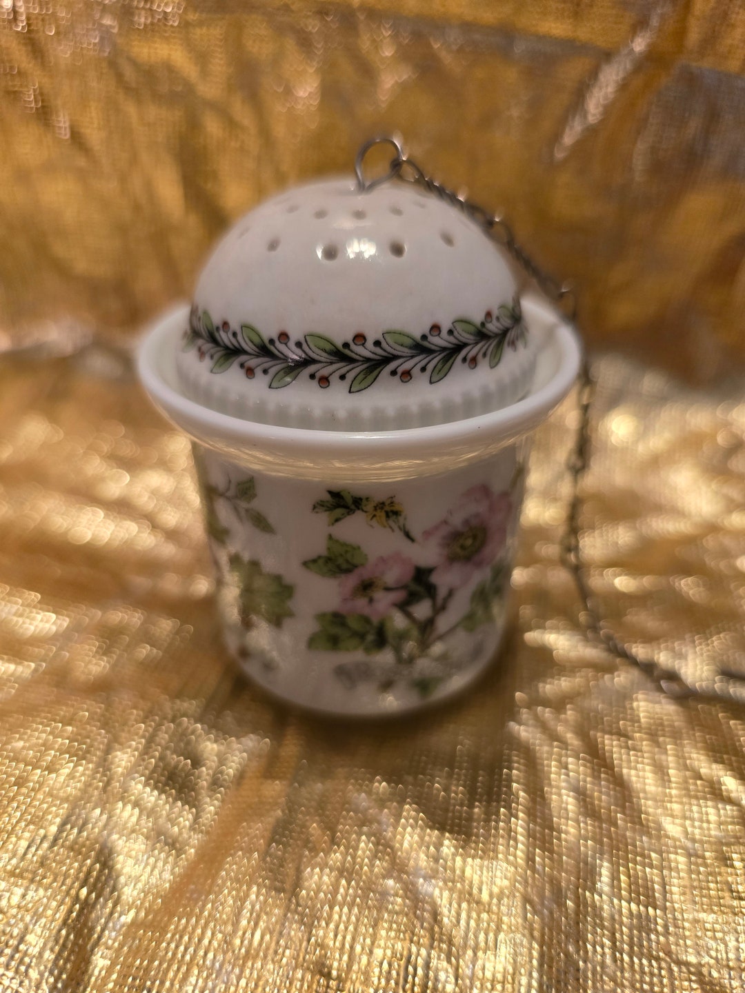 Vintage Porcelain Tea Strainer kaiser. Made in Germany. - Etsy