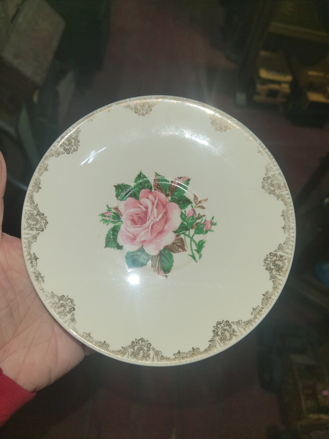 Paden City Pottery in the American Rose Pattern. Warrented 22K Gold ...