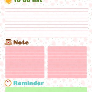 Printable Planner, Sticky Note - Etsy