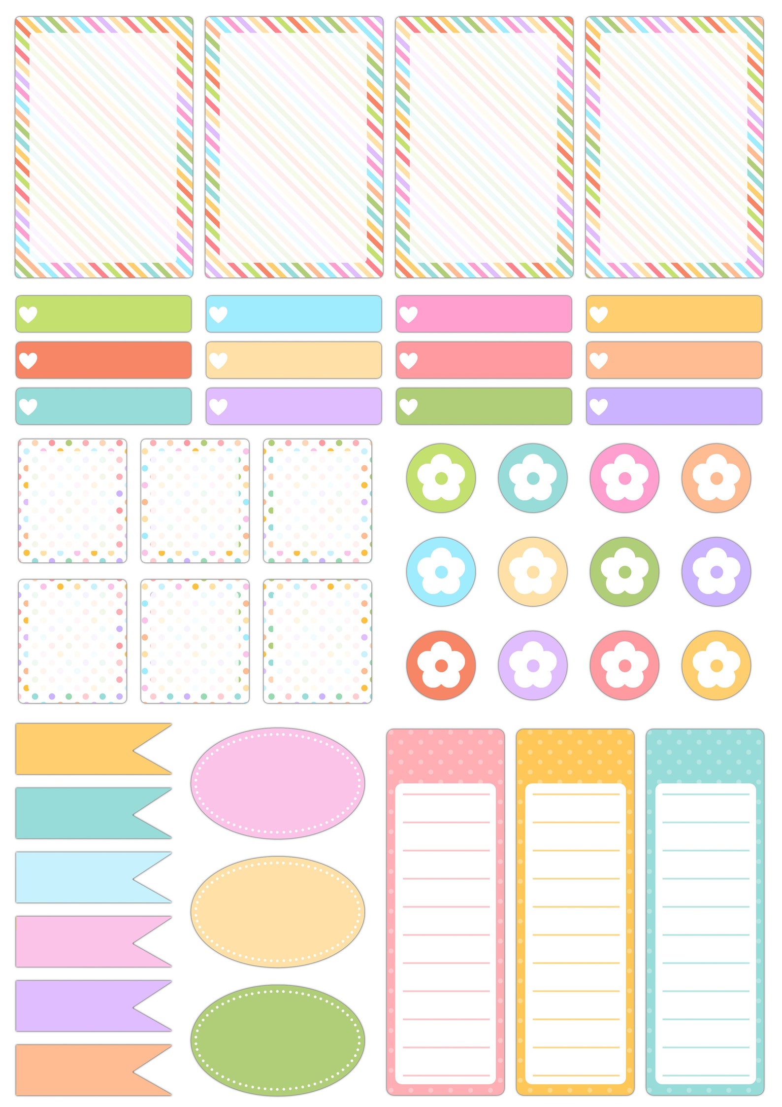 Printable Planner, Sticky Note - Etsy
