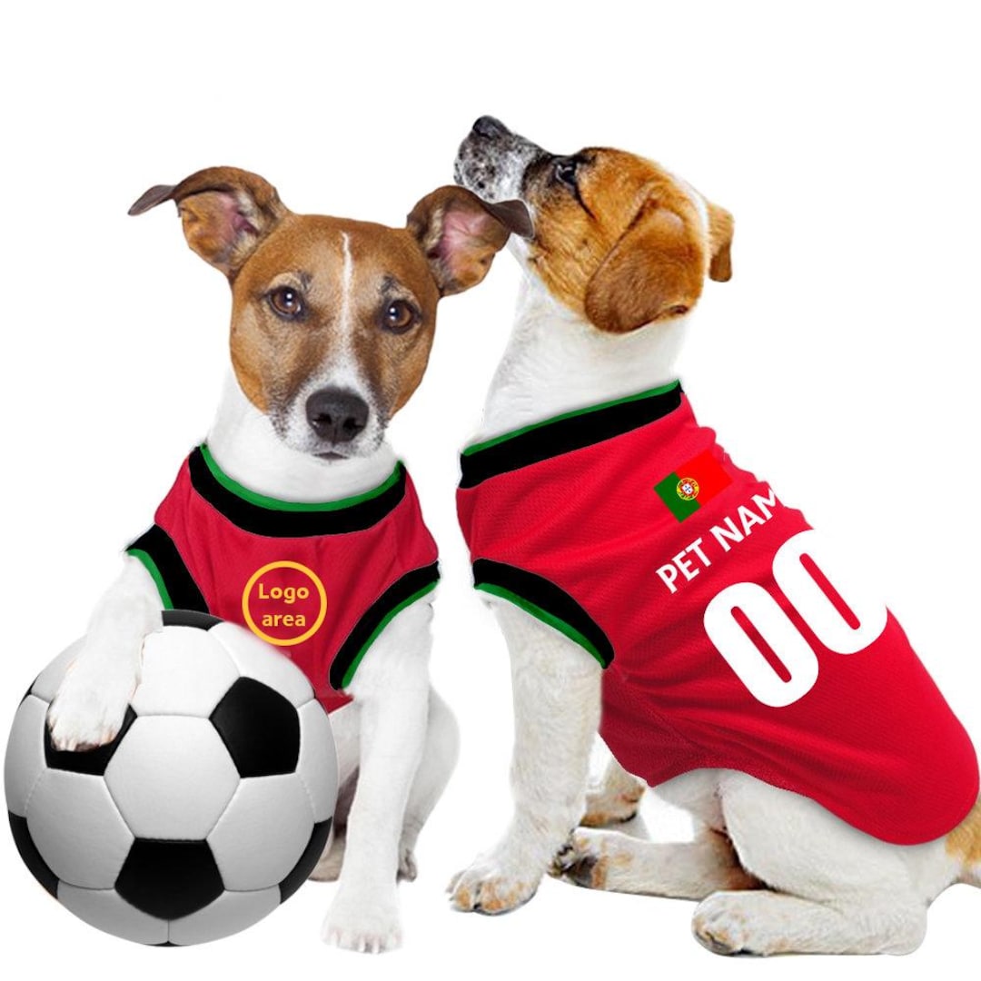 Portugal Football Personalised Pet Tank Top With Original FC Logo (dog ...