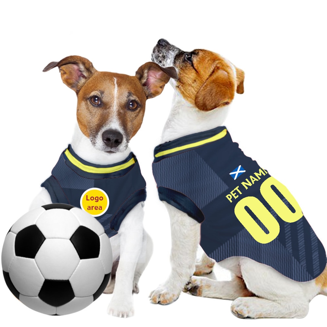 Scotland Football Personalised Pet Tank Top With Original FC Logo (dog ...