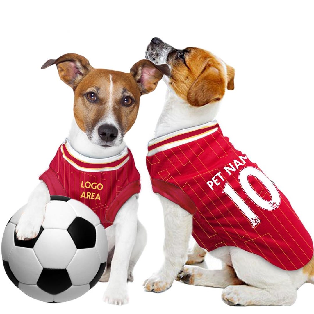 Liverpool FC - New Kit Personalised Pet Tank Top 25/26 With Original FC ...