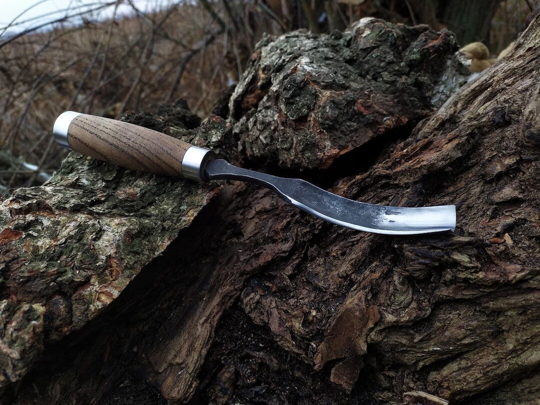 Forged Bent Gouges. Bent Chisel. Rounded Chisel. Forged Spoon Carving ...