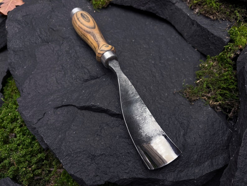 Forged Bent Gouge. Spoon Carving Tools. Rounded Chisel. Bent - Etsy ...