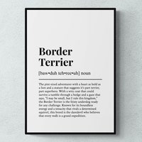 Border Terrier - Etsy
