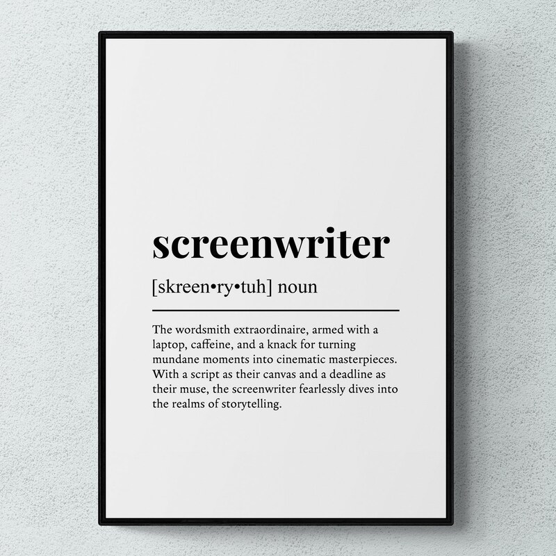Screenwriter - Etsy