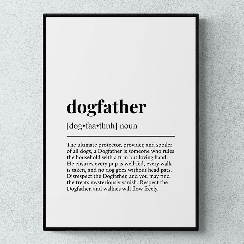 The Dogfather - Etsy