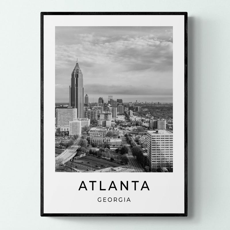 Atlanta Print - Etsy