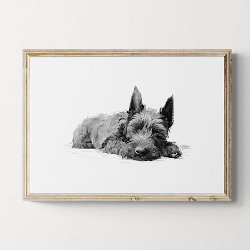 Scottie Dog Print - Etsy