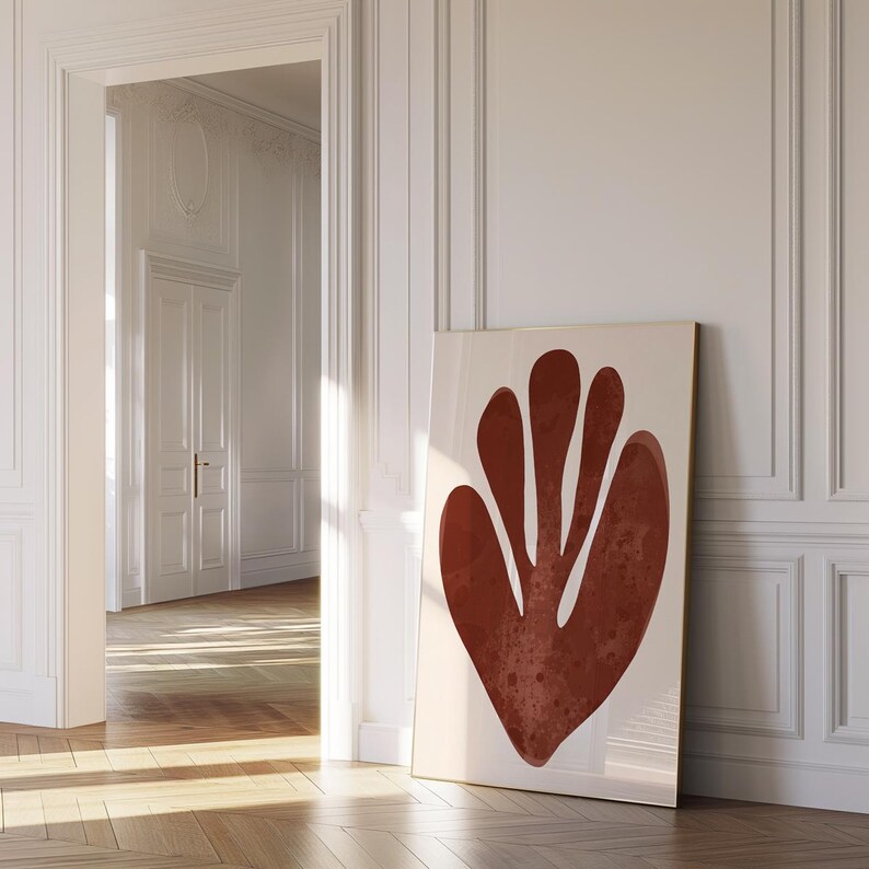 Primal Handprint Artwork Printable Wall Art Digital Download Wall Art ...